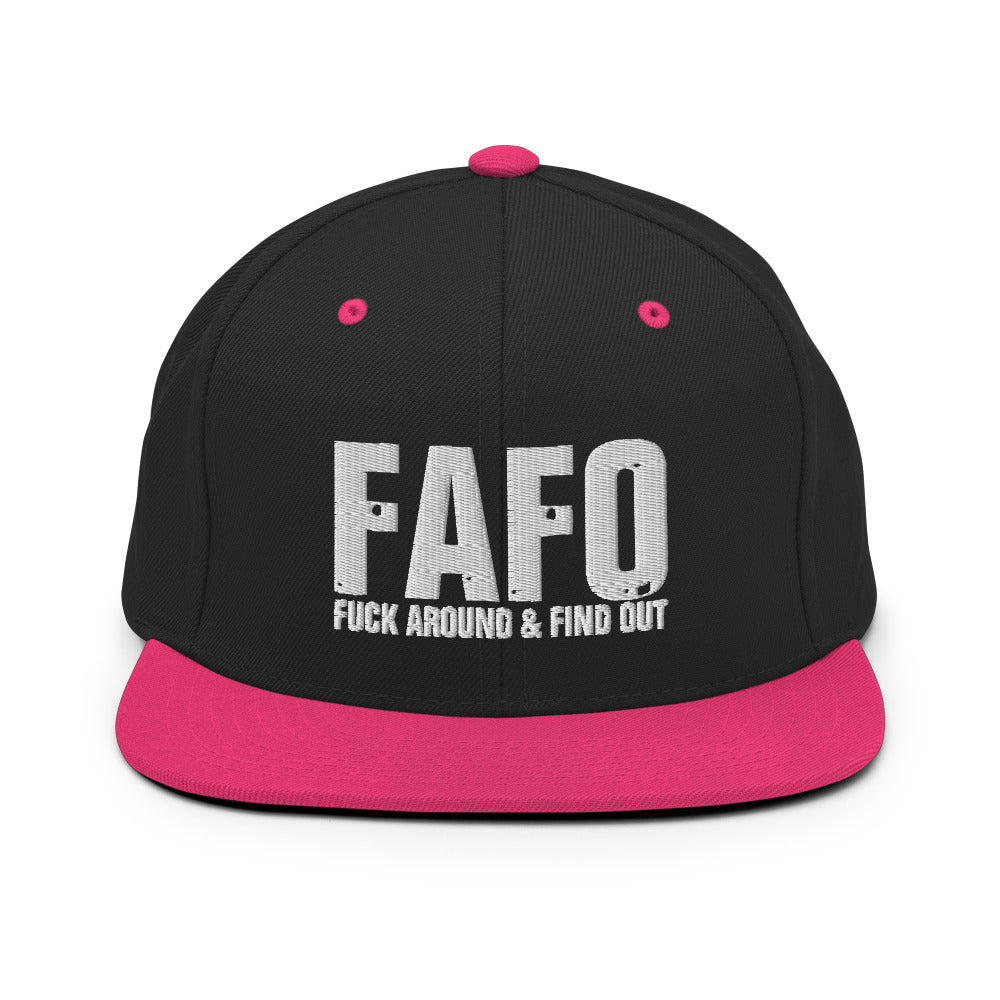 FAFO Snapback Hat – Real Tina 40