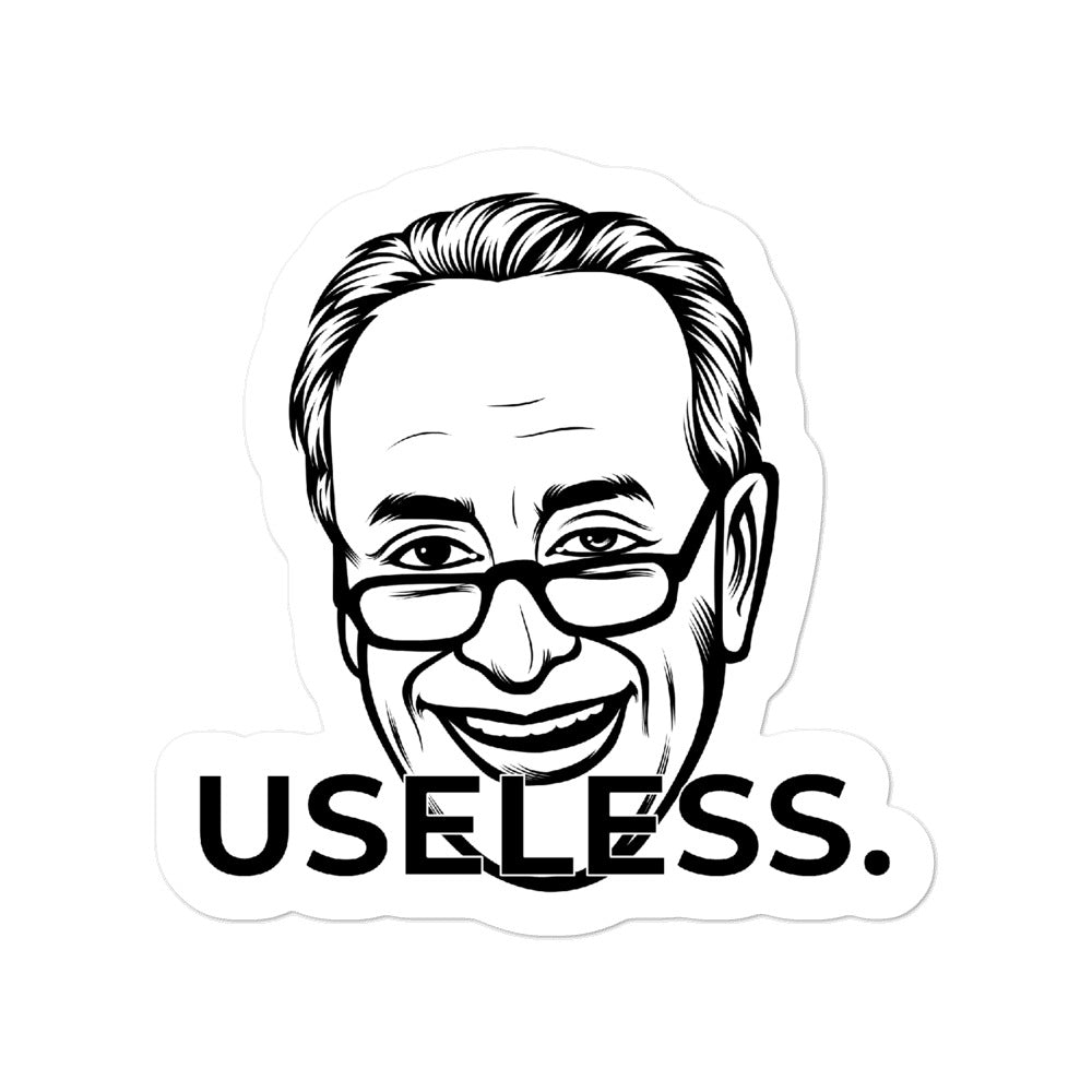 Chuck the Schmuck Useless Sticker – Real Tina 40